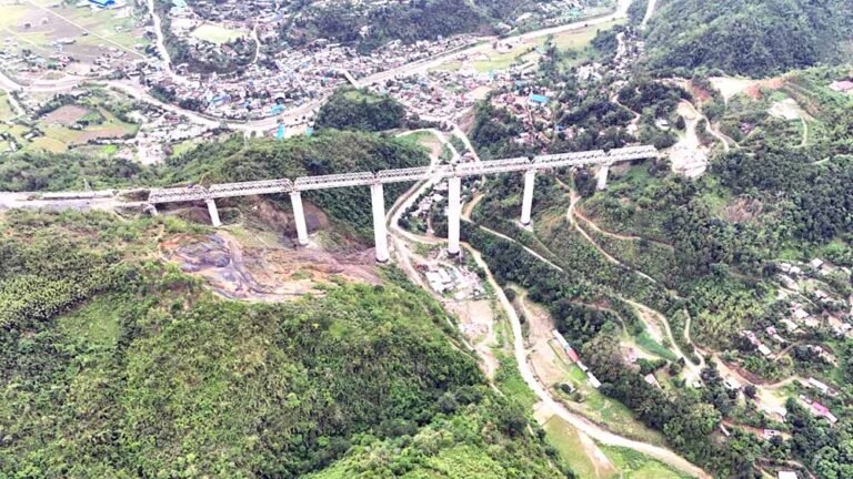 World’s tallest pier bridge completed at Noney in Manipur