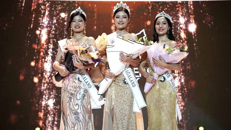 Kelulu Dawhu crownedMiss Universe Nagaland 2025
