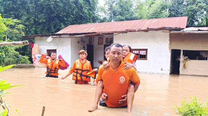 JNIMS hospital inundated as Manipur’s flood situation remains grim