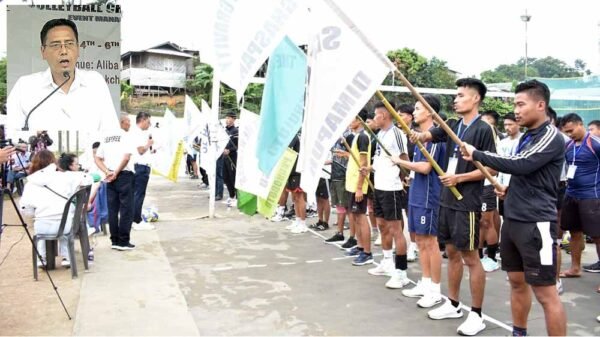 Nagaland Volleyball Championship 2025 kicks off at Aliba village
