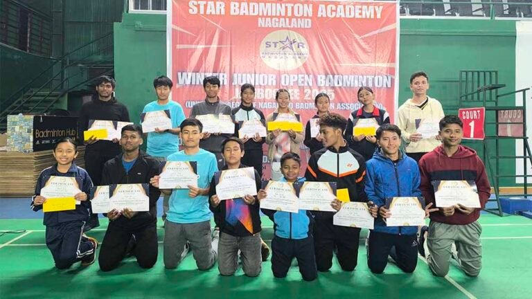 Nagaland: Winter Juniors Open Badminton Jamboree 2025 concludes