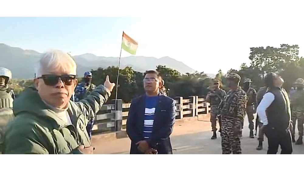 Manipur MP fumes as security forces prevent him from visiting blast site