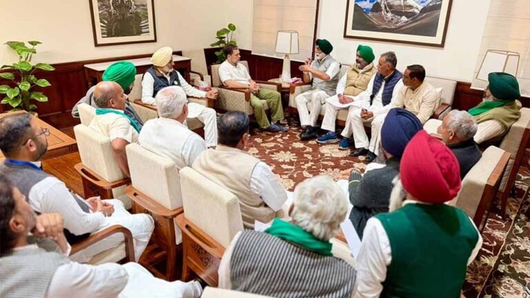 Rahul Gandhi, farm unions discuss movement against India-US trade deal