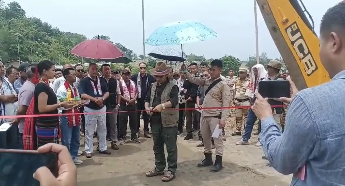 Foothill Road stretch inaugurated at Doyang Bridge
