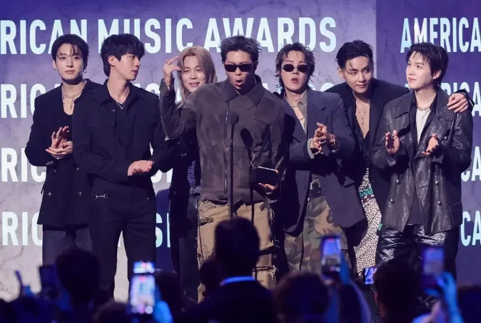K-pop band BTS wins top American Music Awards