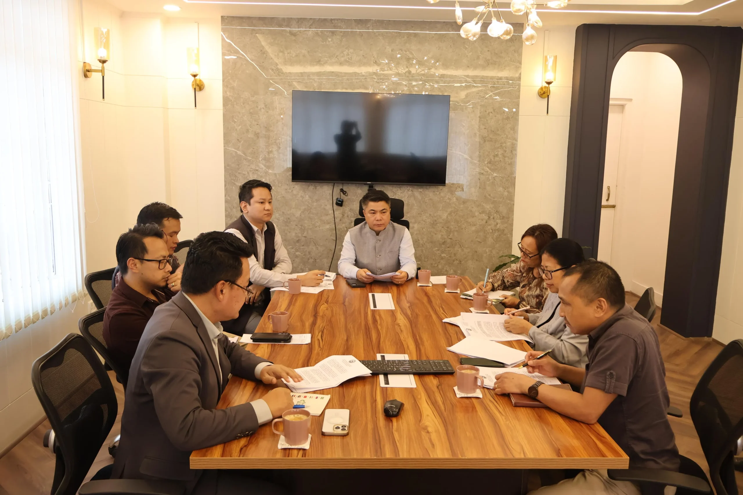 Review meeting on water supply in Kohima