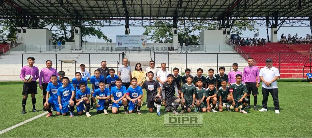 Inter school Pre-Subroto Cup zone-2 football tournament begins in Chümou